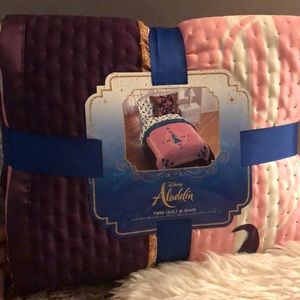 Disney | Bedding | Disney Aladdin Twin Quilt And Sham | Poshmark